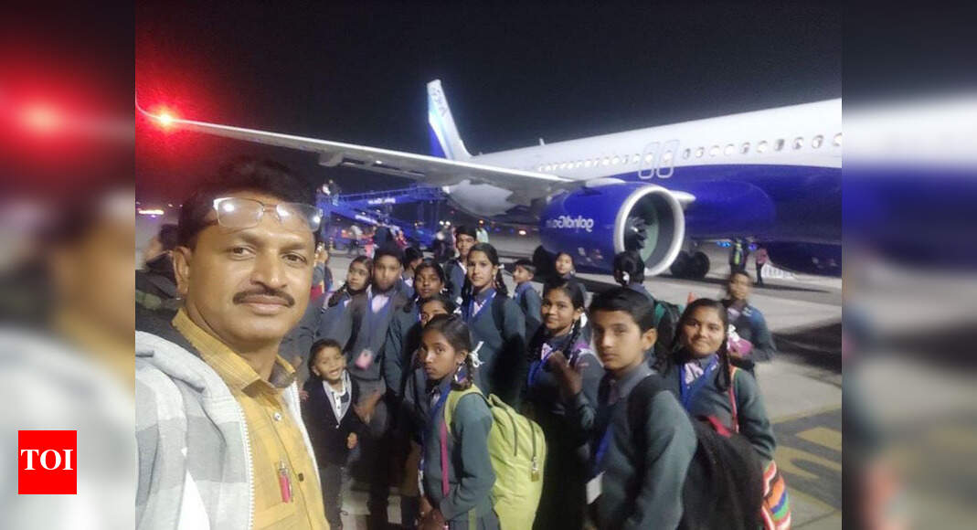 MP News: Headmaster uses money from his savings to fly students to ...