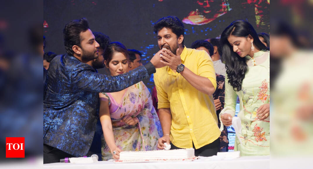 Actor Nani celebrates birthday with the team of HIT; See pics | Telugu ...