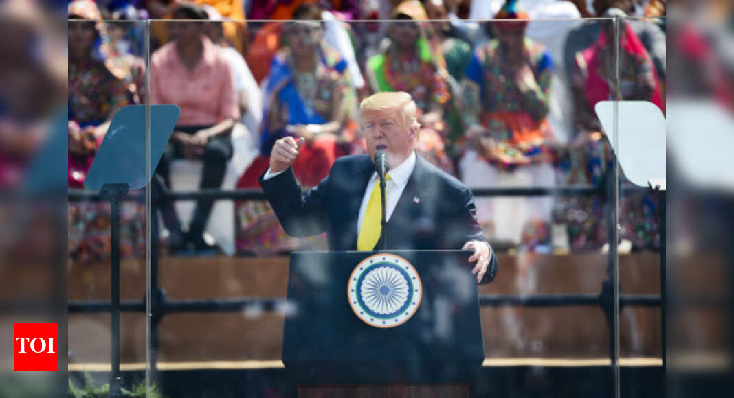 US President quotes Swami Vivekananda at 'Namaste Trump' event | India ...