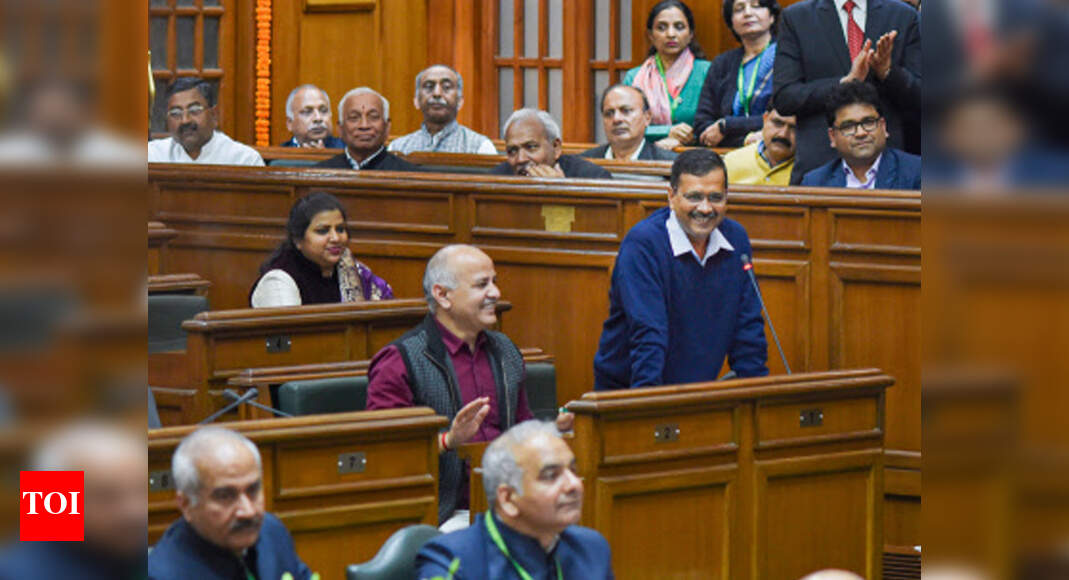 69 MLAs take oath as members of Delhi assembly | Delhi News - Times of ...