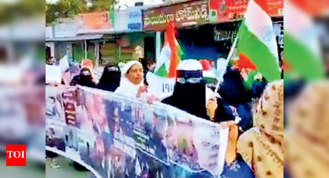 CAA Protest in Hyderabad: Anti-CAA protests reach Telangana towns ...