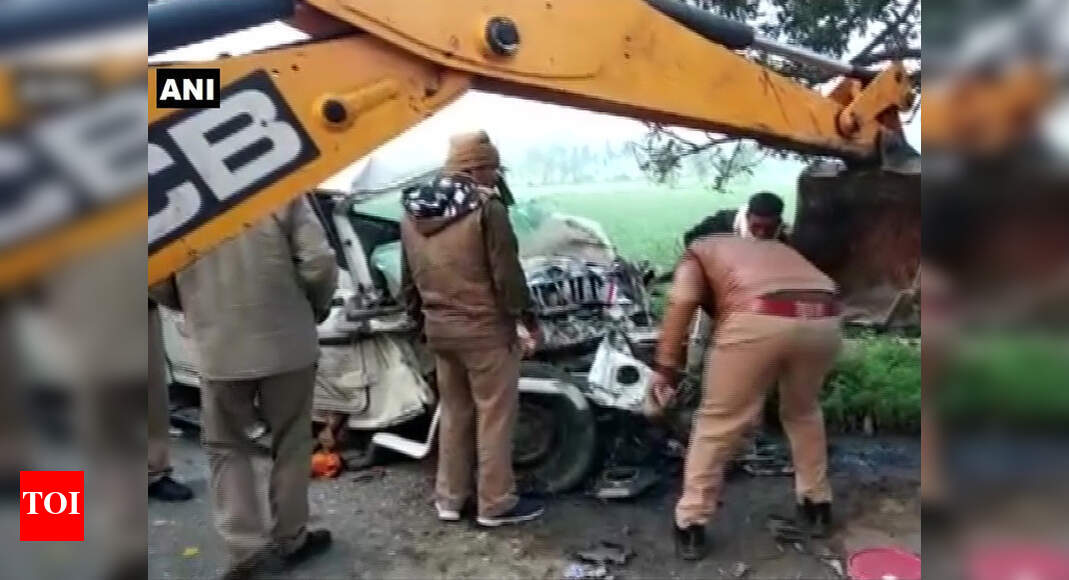 Rampur Bus Accident Today: Five dead in collision between SUV and bus in Rampur | Bareilly News ...