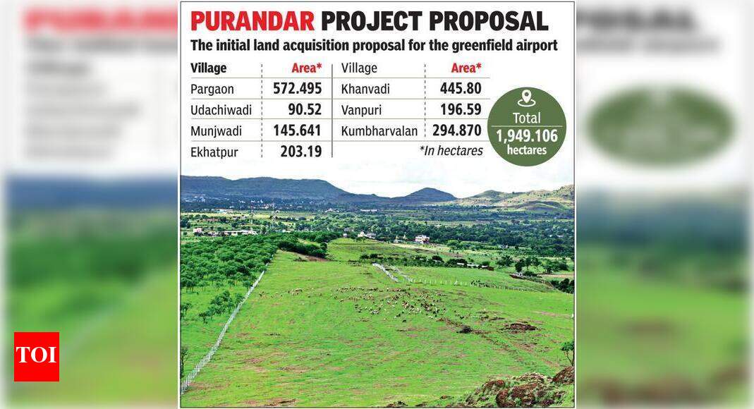 Detailed land acquisition plan for Purandar airport within a week ...