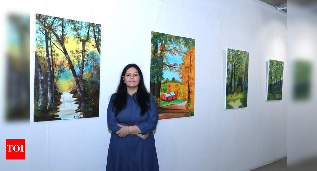 Anu Singh marks her comeback with the her artwork | Events Movie News ...