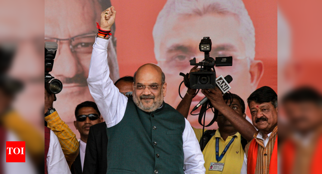 BJP workers raise 'goli maro...' slogan en route to Shah rally | India ...