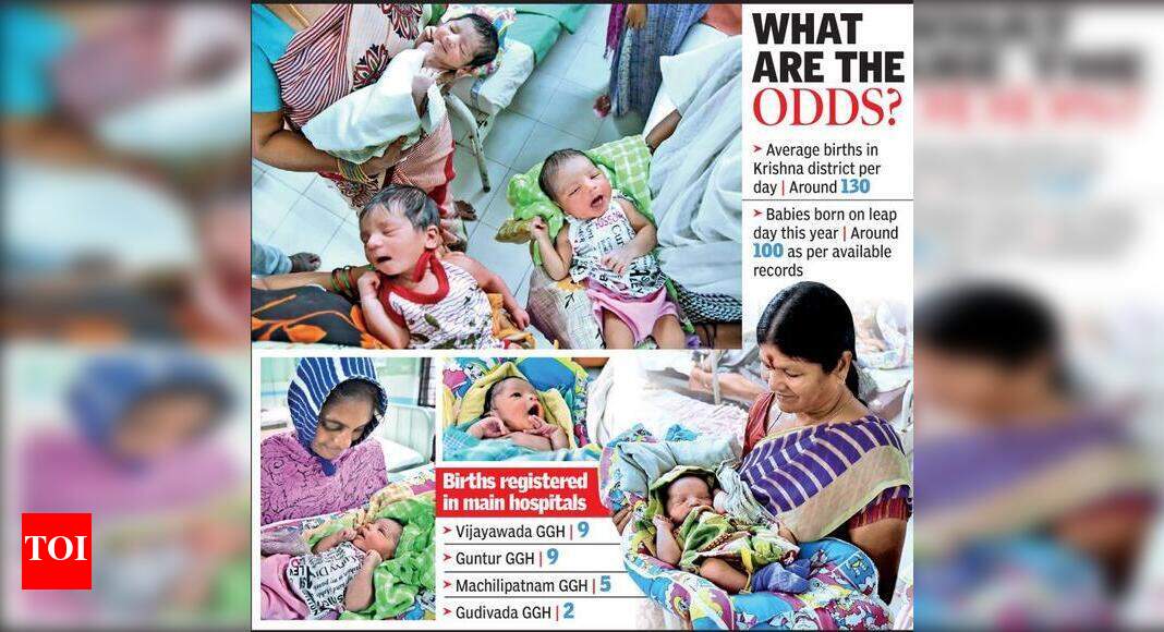 Hello, world! City welcomes 25 newborns on leap day | Vijayawada News ...