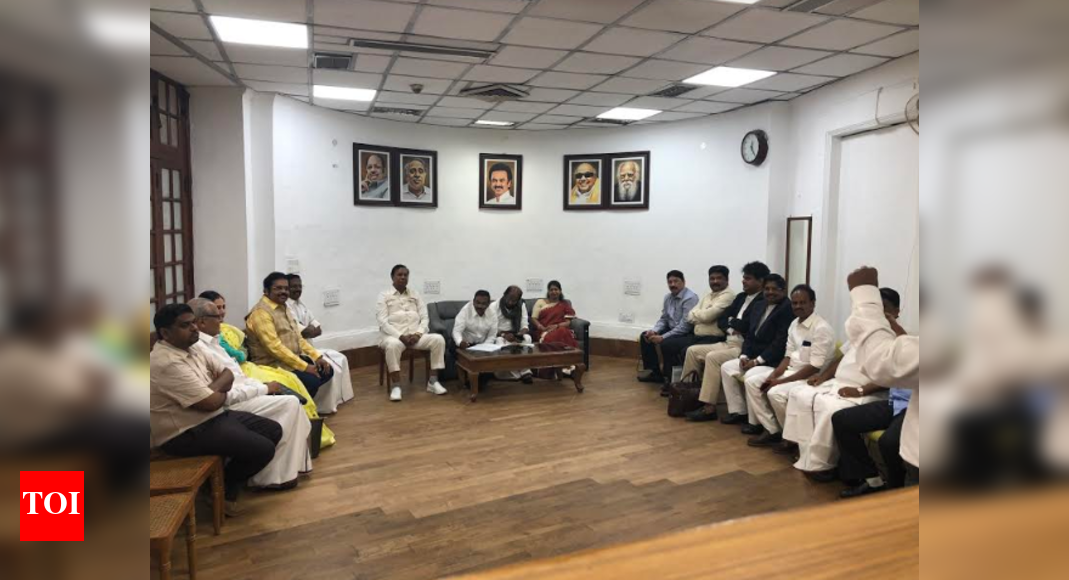 DMK MPs get office room in Parliament | Chennai News - Times of India