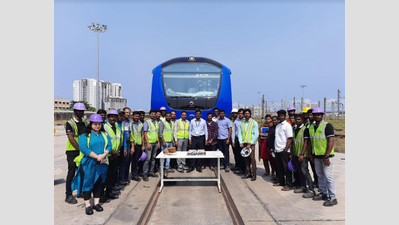 Chennai Metro Rail gets 10 more trains | Chennai News - Times of India