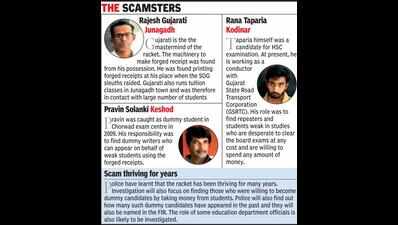 Forged exam receipts scam busted in Junagadh | Rajkot News - Times of India