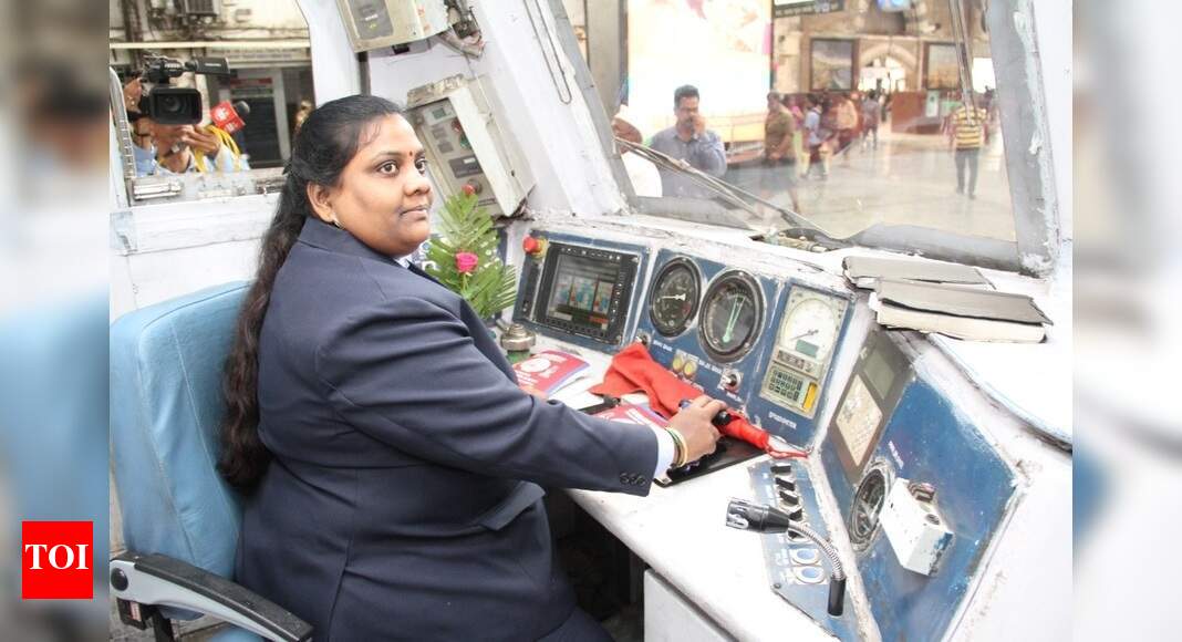 Mumbai: Women crew operate Central Railway trains on International ...