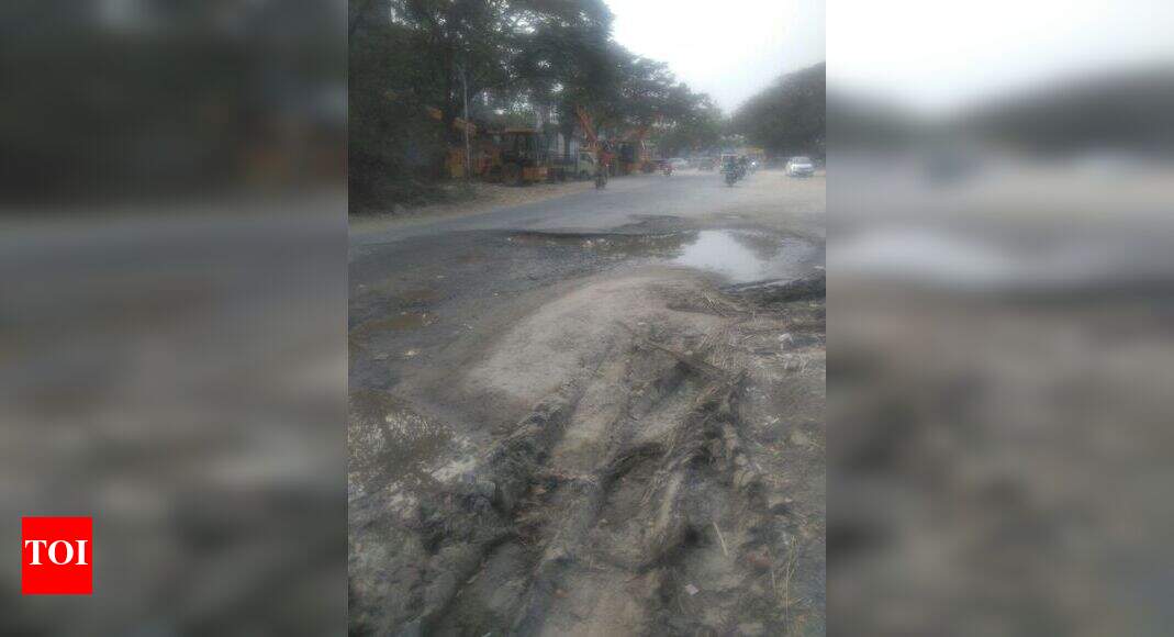 Poor road conditions - Times of India