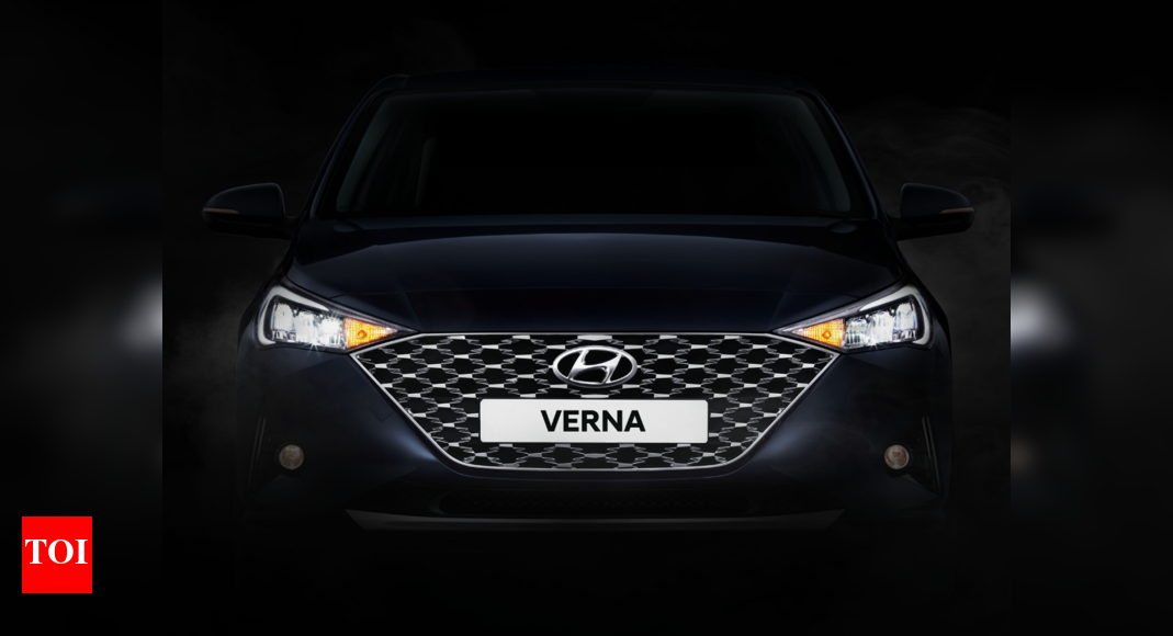 Hyundai Verna 2020: 2020 Hyundai Verna first pictures released - Times ...