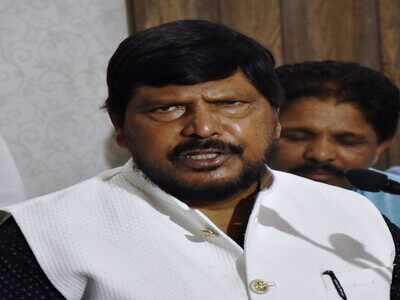Coronavirus: Ramdas Athawale's 'go corona' chant video goes viral | India News - Times of India