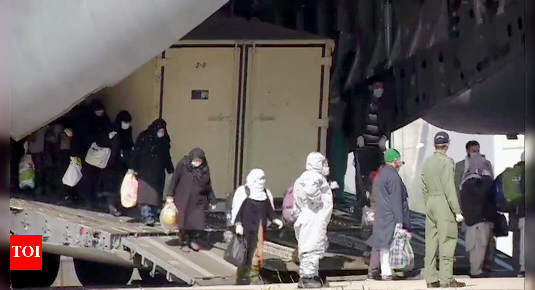 IAF plane brings back 58 Indians stranded in Iran | India News - Times ...