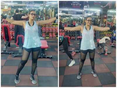 Photo: Rani Chatterjee calls the gym her 'FAVORITE BAR' as poses for a ...