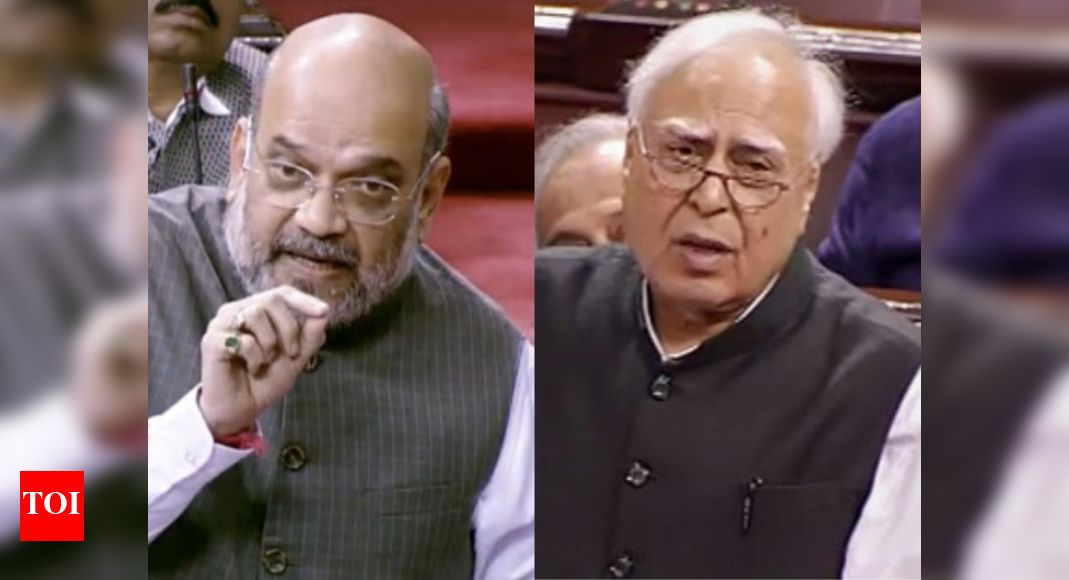 Kapil Sibal's claim on CAA evokes sharp response from Amit Shah in Rajya Sabha | India News ...