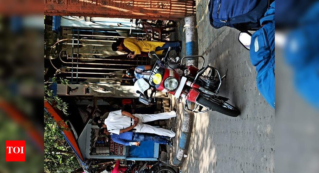 Driving without number plate. - Times of India