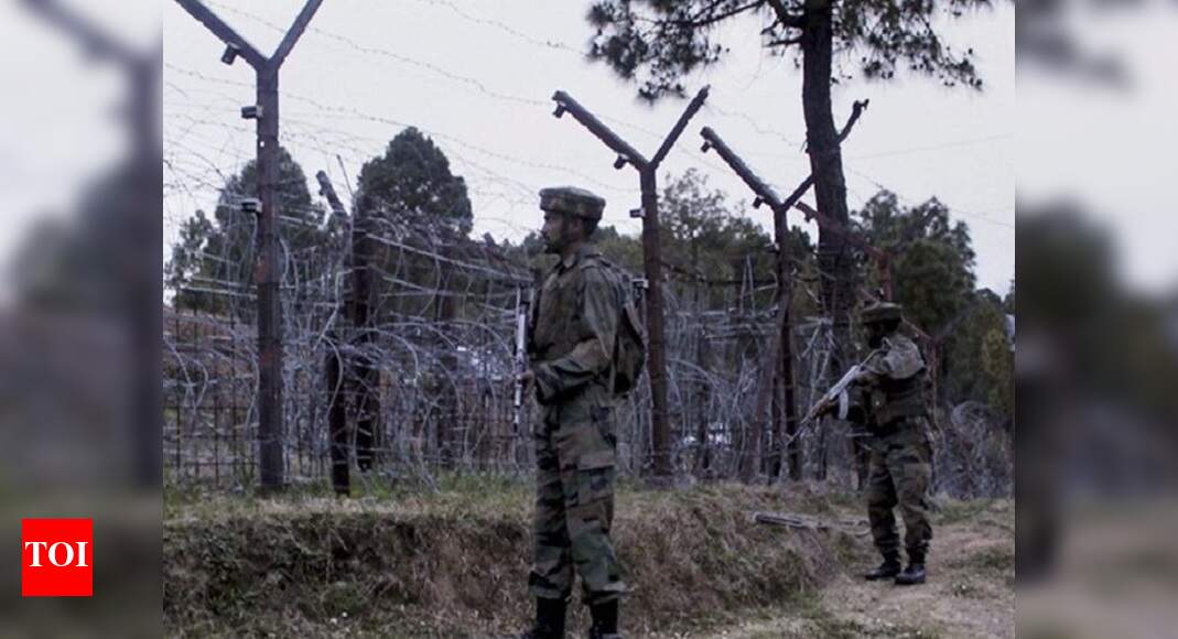 Pak shells forward areas along LoC in J&K's Poonch | India News - Times ...