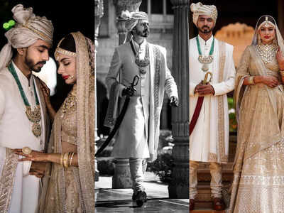This Indian groom looked like a prince from Rajasthan on his wedding ...