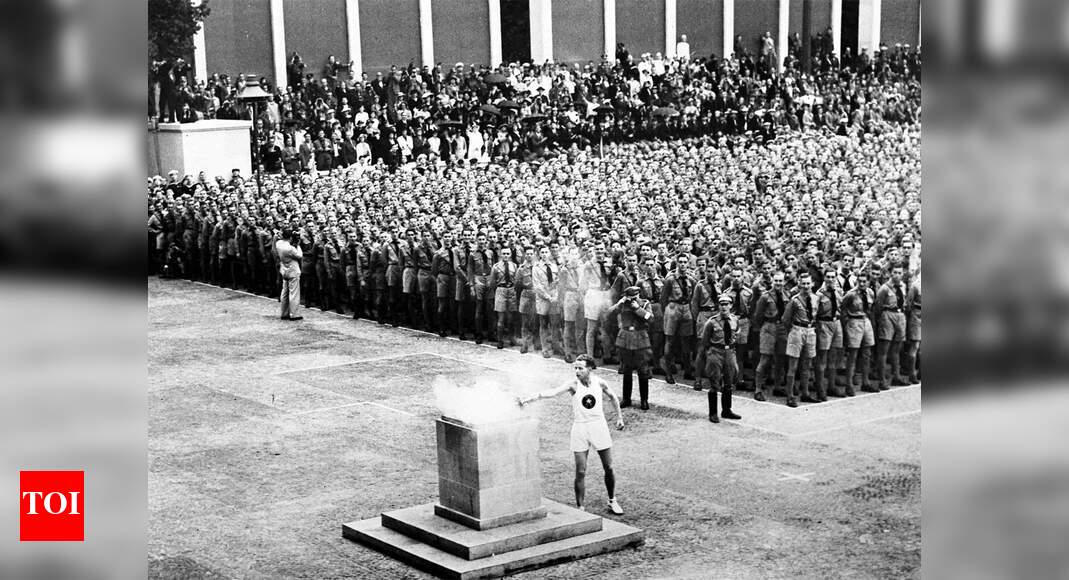 Olympic torch relay began in 1936 at Hitler's Berlin Games | Tokyo ...