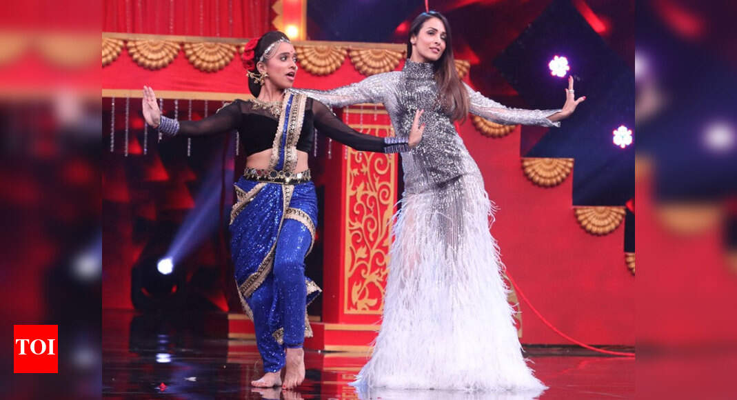 India's Best Dancer: Judge Malaika Arora dances with contestant Rutuja ...