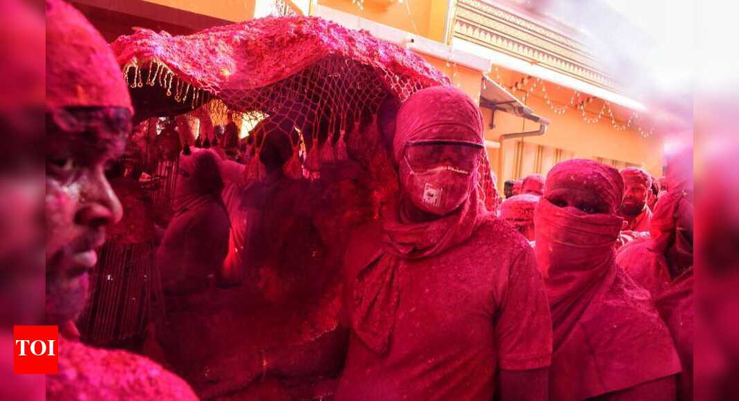 Celebrations with masks on - Times of India
