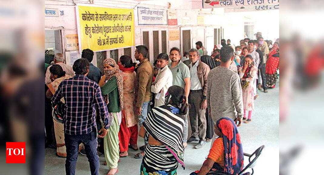 Covid-19 scare: Social distancing? Queues get longer in government ...