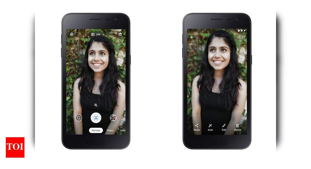 Google's new camera app is only for these Android users - Times of India