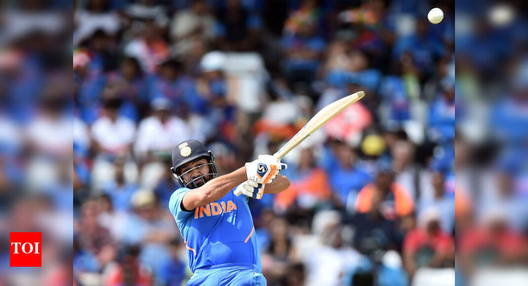 Someone missing here? Rohit Sharma takes dig at ICC after pull shot ...