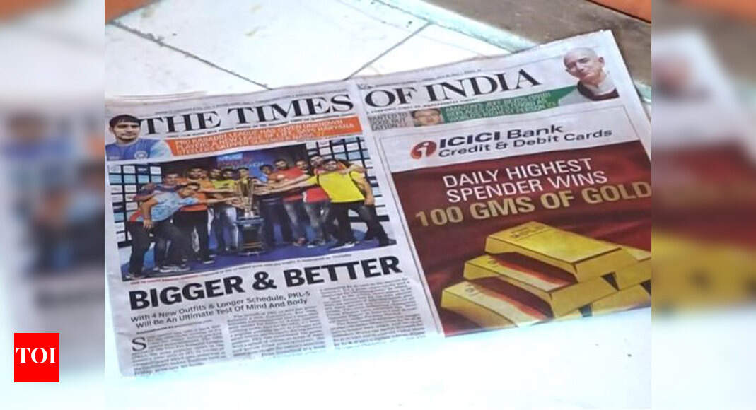 Newspapers are safe: Govt says uninterrupted supply of newspapers is ...