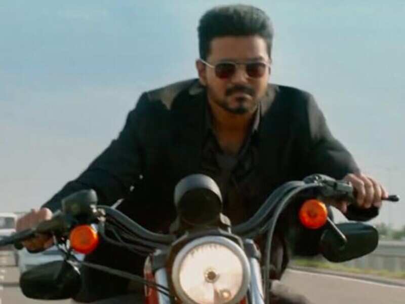 Vijay's original bike stunt video from the 'Bigil' shooting spot goes ...