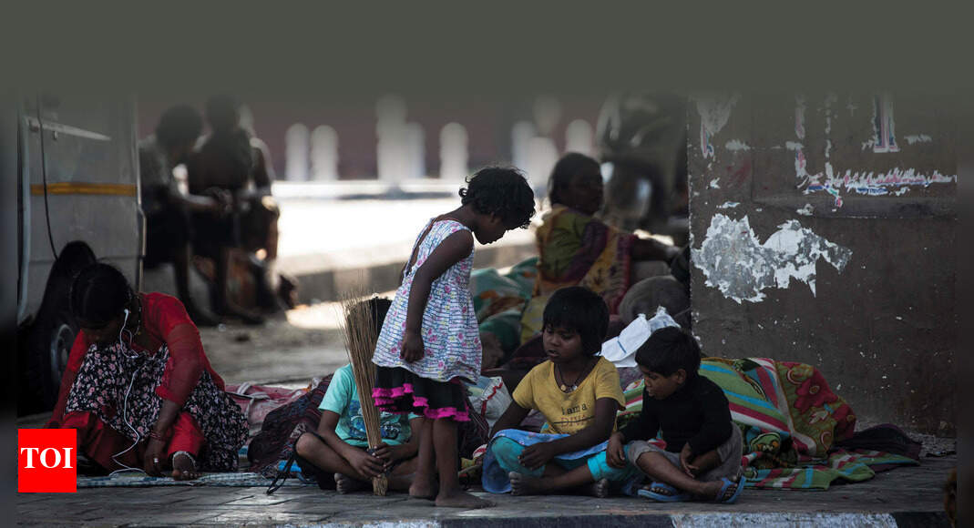 For the homeless, corona is just a cold, the big worry is food | India ...