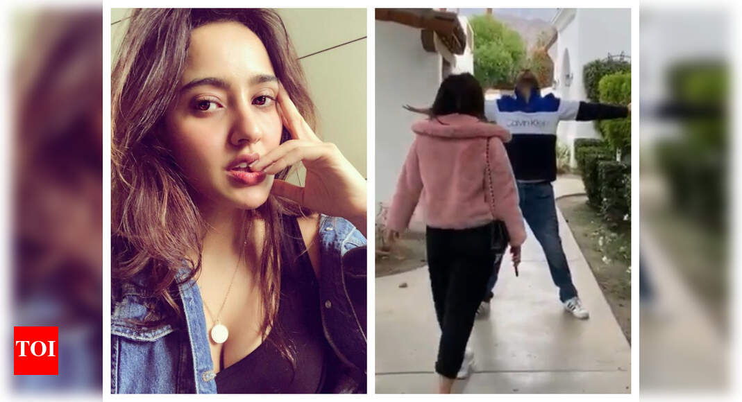 Watch: Neha Sharma takes us to the time when hugging was normal with ...