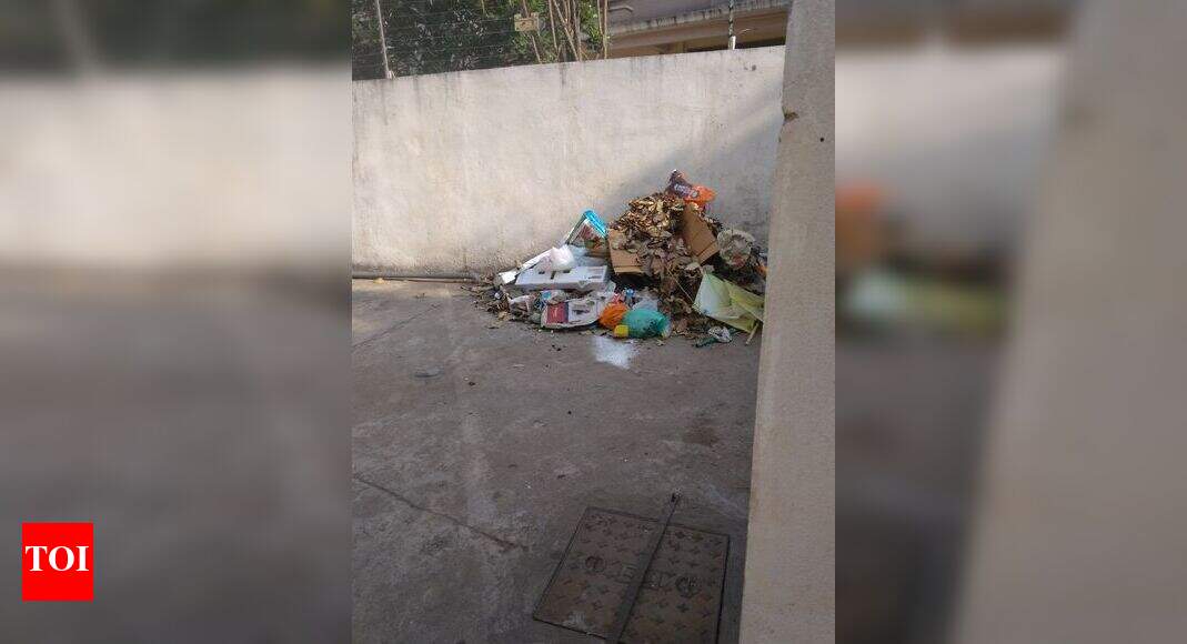 no garbage collection at our colony - Times of India