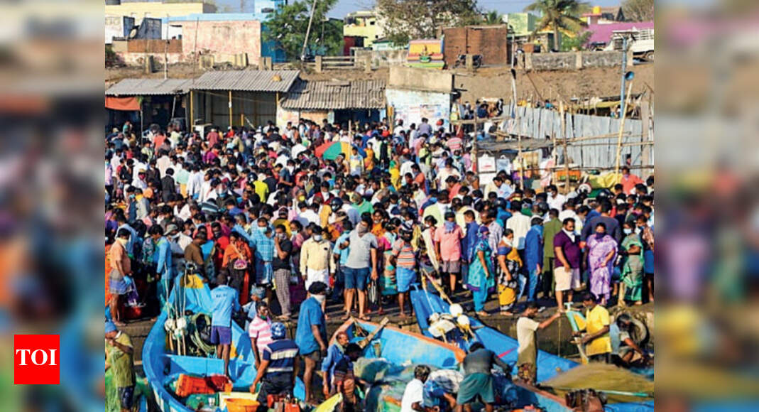 Lockdown norms, social distancing go for a toss as thousands crowd ...