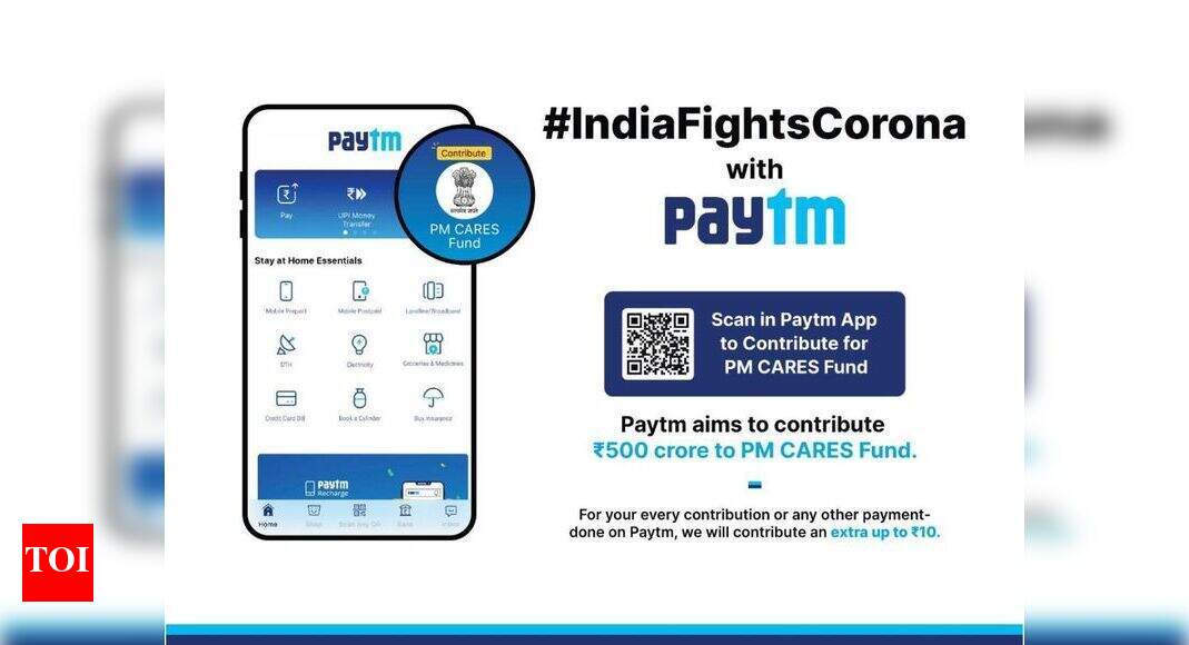 Paytm: Paytm revamps UI with ‘Stay at home Essential Payments ...