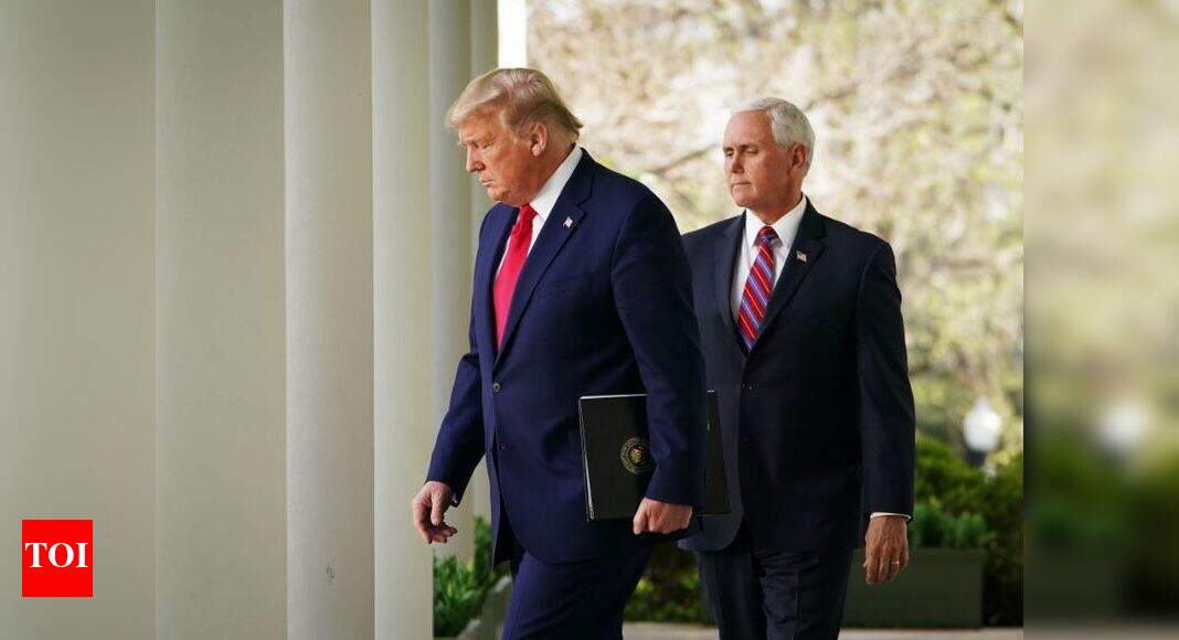 How dire projections, grim images dashed Trump's Easter plan - Times of ...