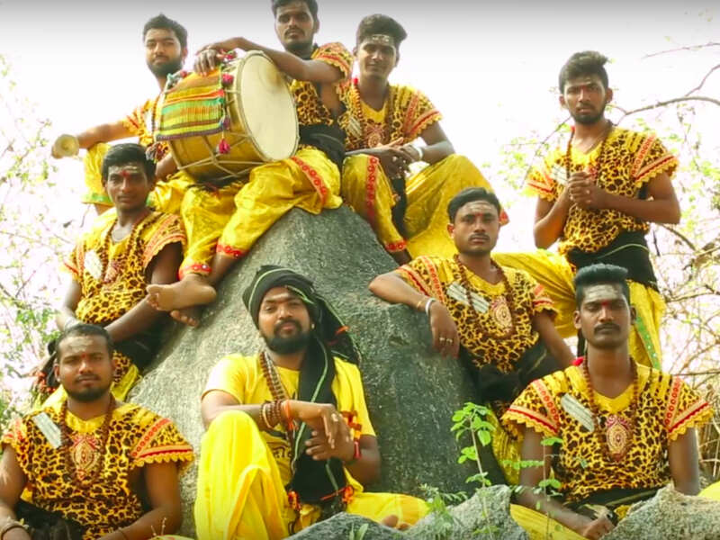 A folk number by Oggu Ravi and his team creating awareness amid COVID ...