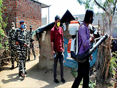 CRPF adopts Bangrasia slum to combat coronavirus epidemic | Bhopal News ...