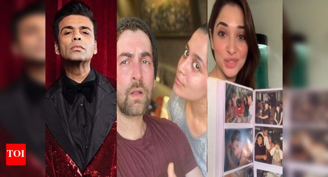 Bollywood Quarantined: Karan Johar shares his 'Toodles' video, Neil ...