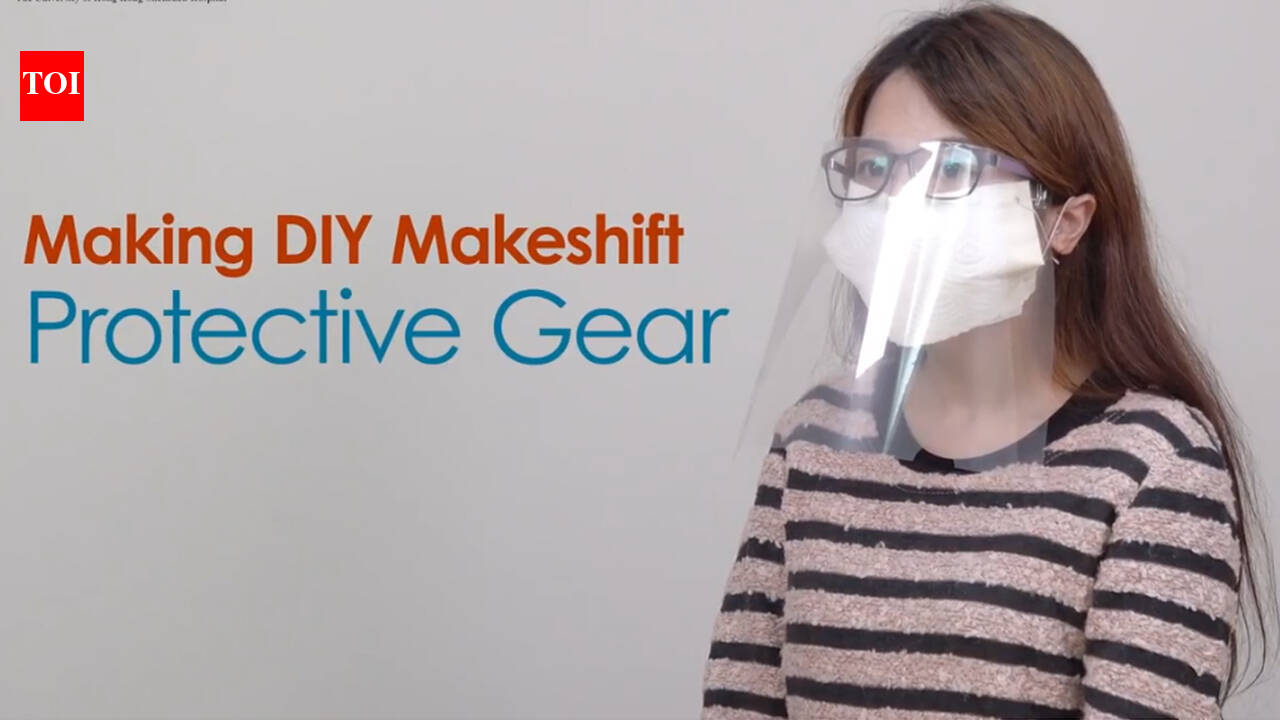 How to make DIY makeshift protective mask