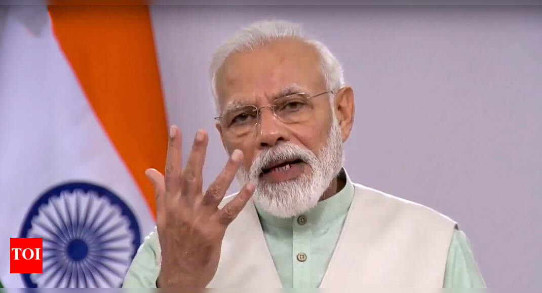 PM Narendra Modi endorses TOI's #MaskIndia campaign | India News ...