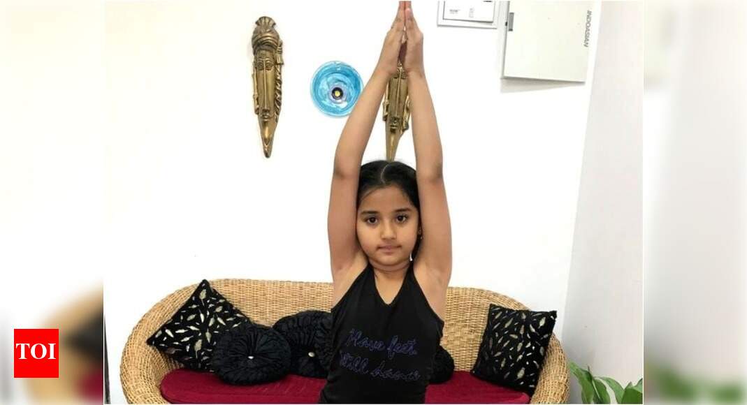 'Barrister Babu' child star Aura meditates for good health - Times of India
