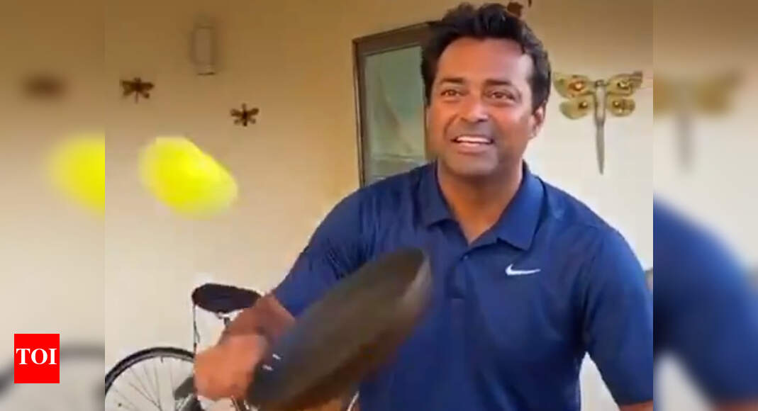 Leander Paes: Amid lockdown, Leander Paes comes up with 'Frying Pan ...