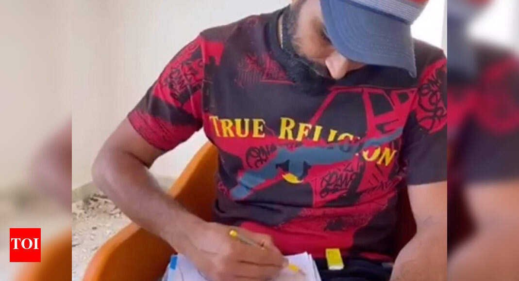 'Artist' Mohammed Shami rediscovers his love of sketching while under ...