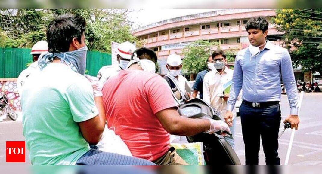 Sub-collector takes motorists to task | Vijayawada News - Times of India