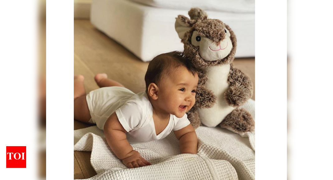 Amy Jackson shares an adorable photo of her son Andreas on his first ...