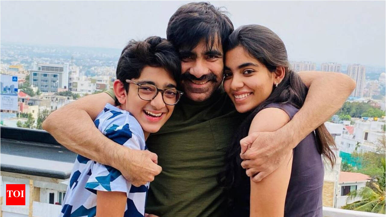 Ravi Teja Wife And Kids National Girl Child Day 2020: Tollywood