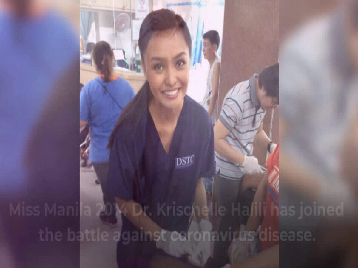 Beauty queen Dr. Krischelle Halili joins the battle against coronavirus