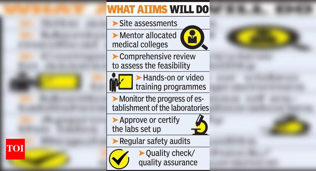 32 more testing labs can come up with AIIMS as mentor | Nagpur News ...